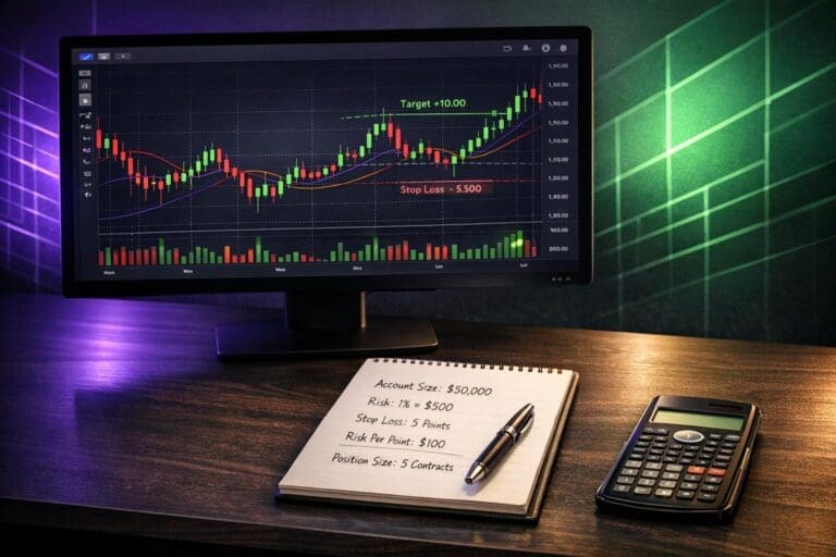 How to Size ES Trades Like a Professional (Not a Gambler) | Damn Prop Firms